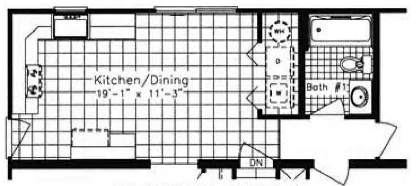Hanover – NNA | 1475 Square Foot Cape Floor Plan