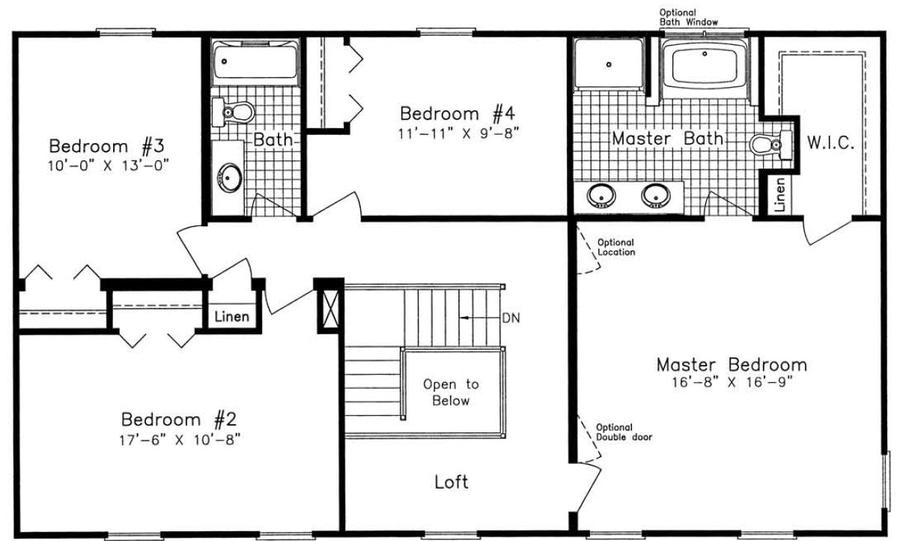 Georgetown – NNA | 2630 Square Foot Two Story Floor Plan