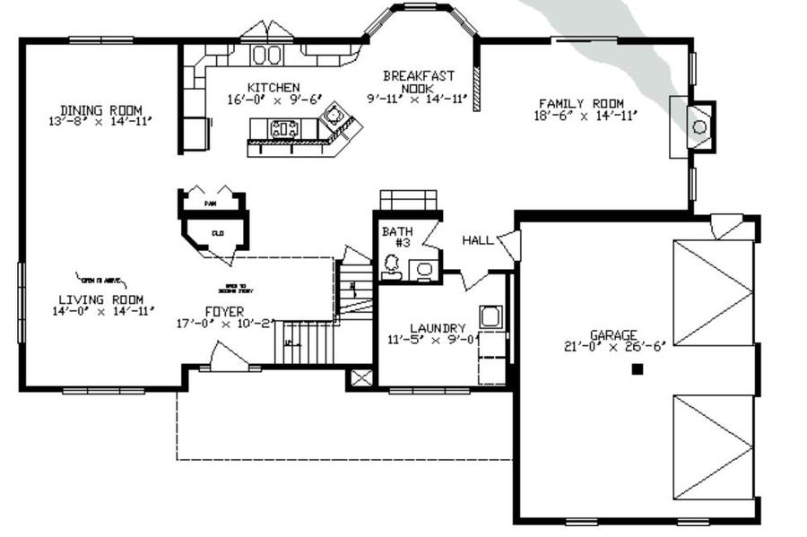 Ponderosa | 4125 Square Foot Two Story Floor Plan