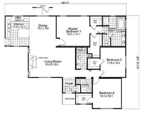 Calhoun -NWC | 1820 Square Foot Ranch Floor Plan
