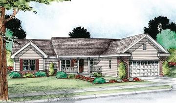 Liberty II | 1836 Square Foot Ranch Floor Plan